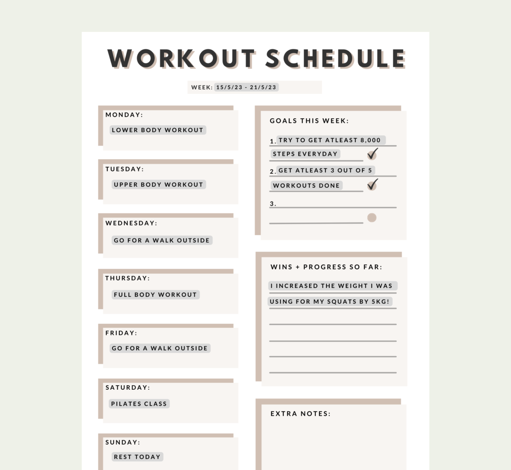 Fitness + Meal Planner BUNDLE | Digital Download - Fit with El